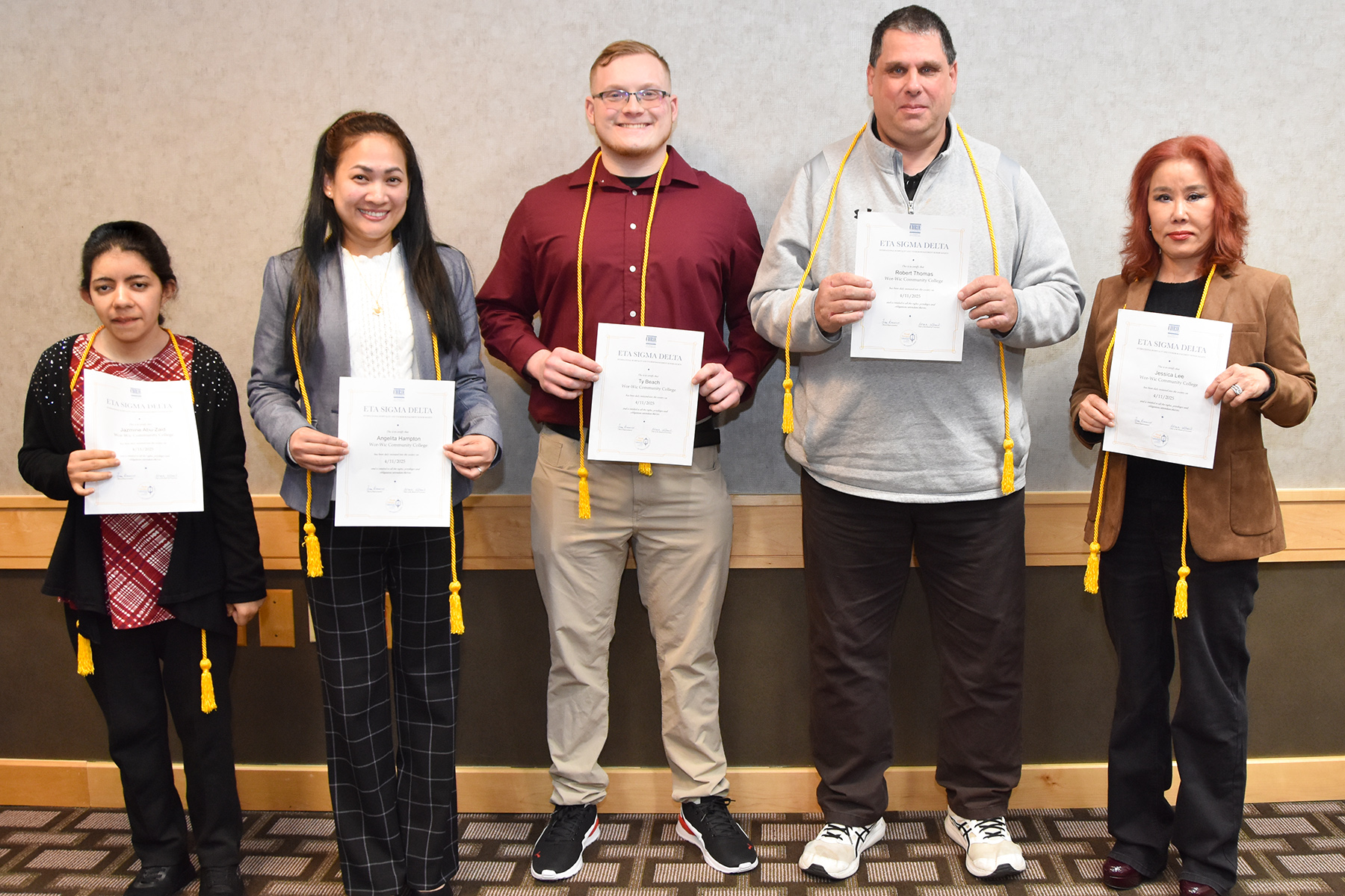 Hospitality honor society inducts new members > Wor-Wic Community College